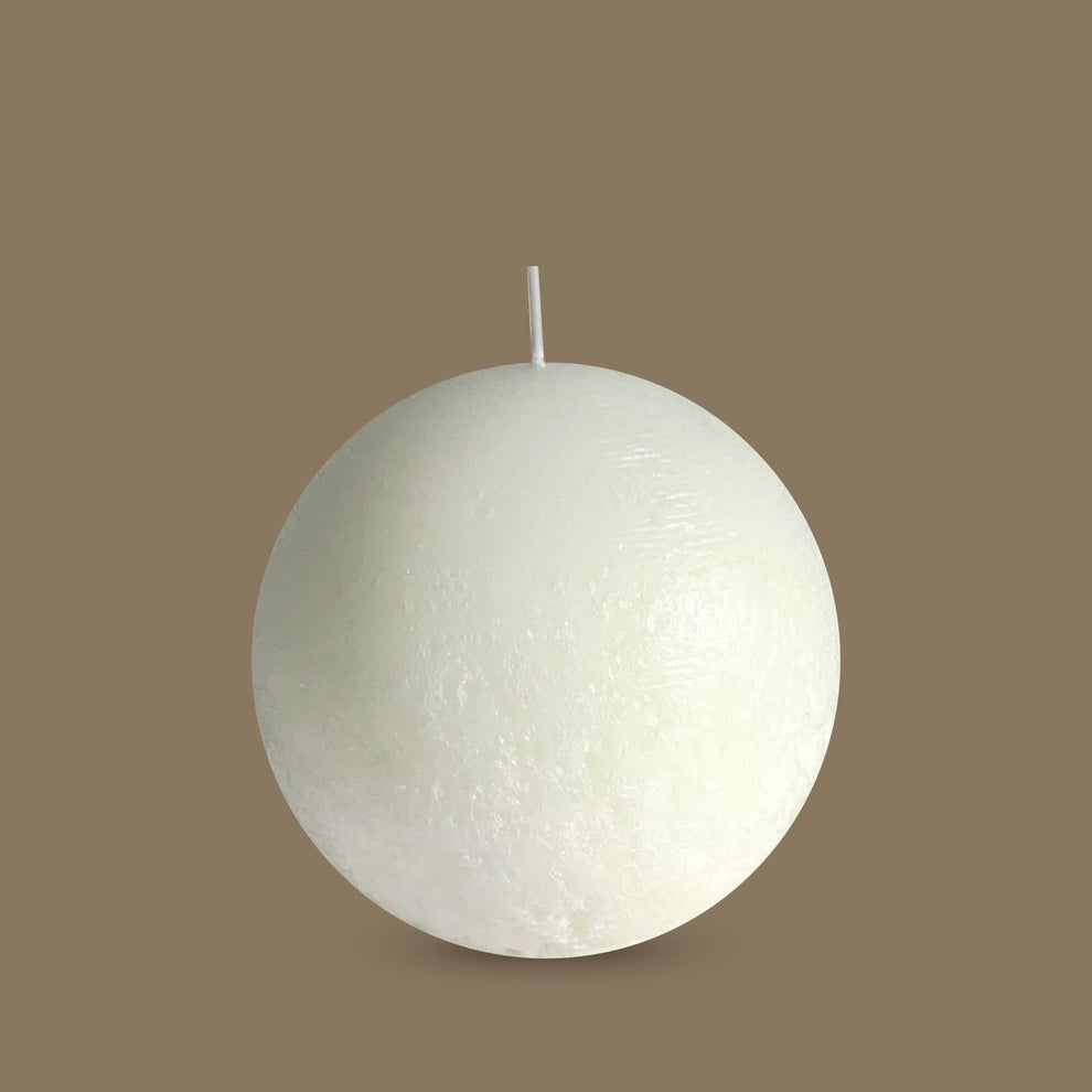 Large Textured Ball Candle | Candle Kiosk